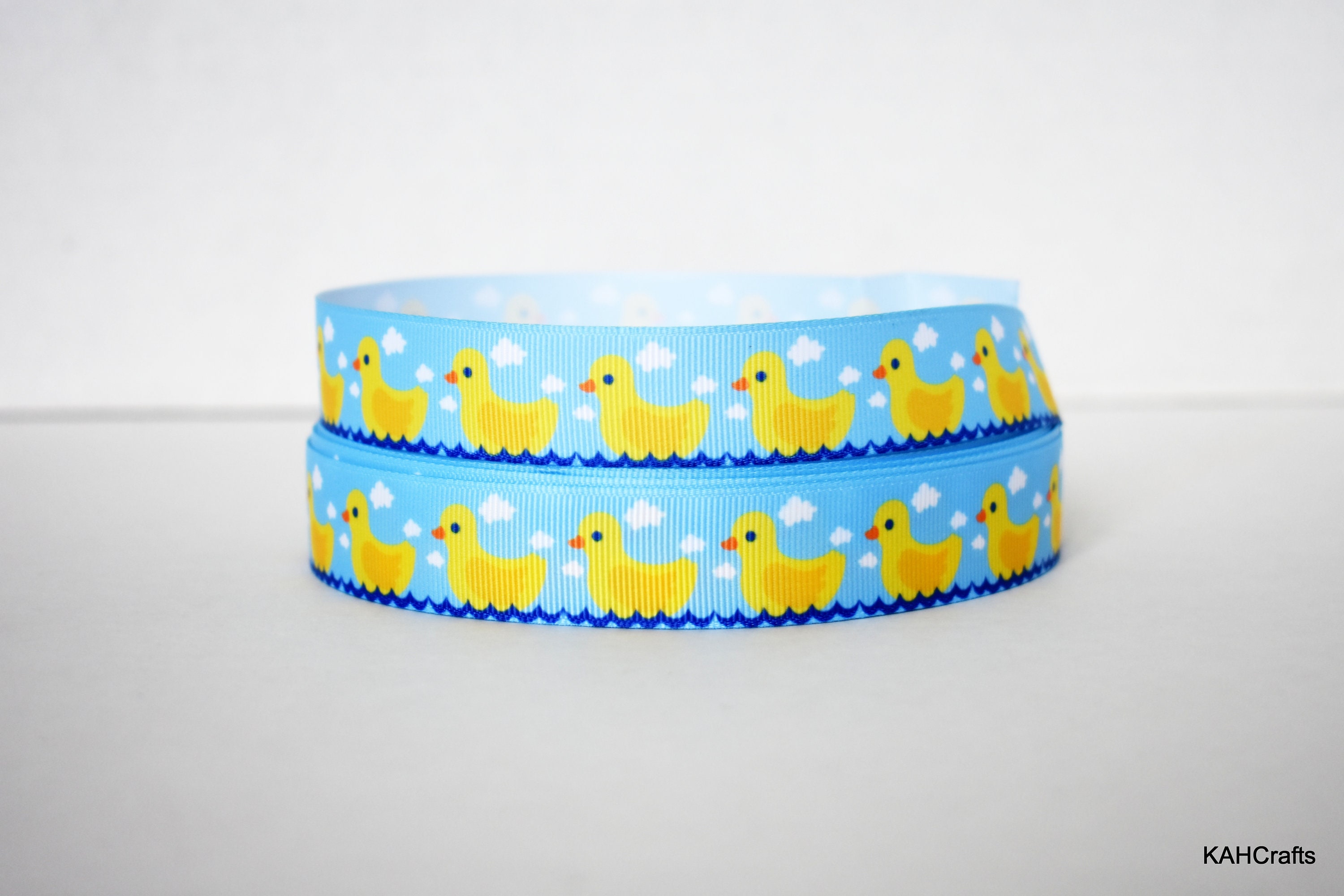 Rubber Duck 7/8 Grosgrain Ribbon | Etsy