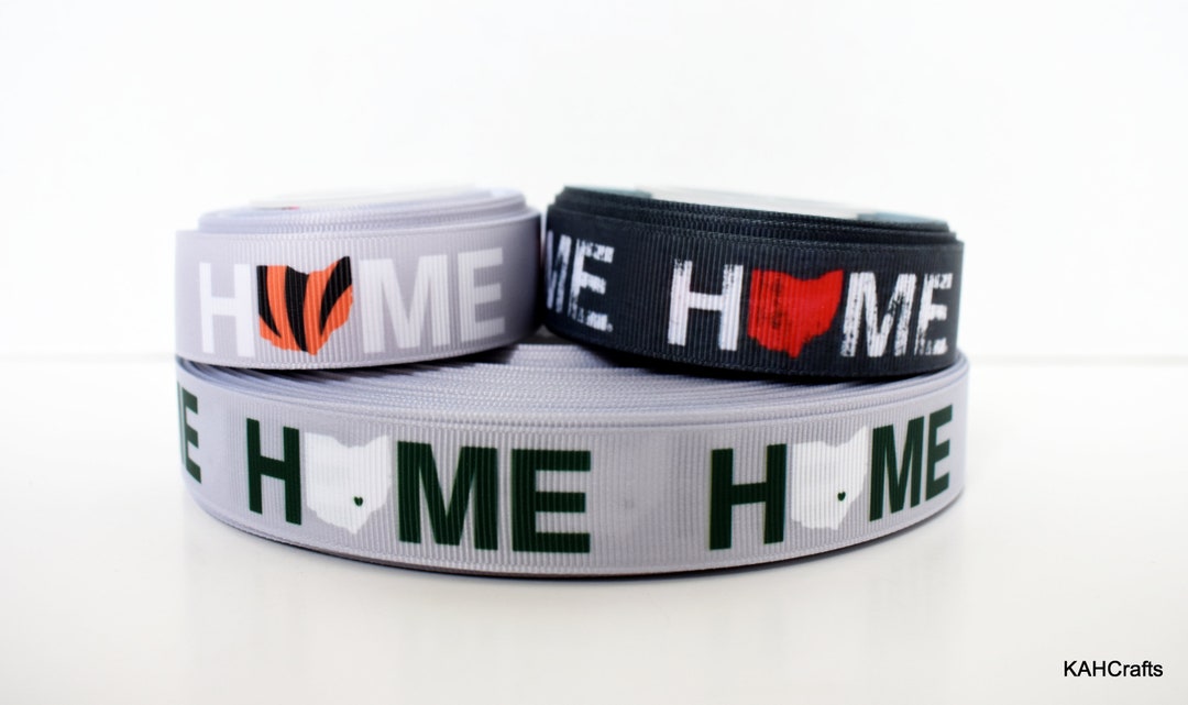 Home State of Ohio Grosgrain Ribbon You Choose - Etsy