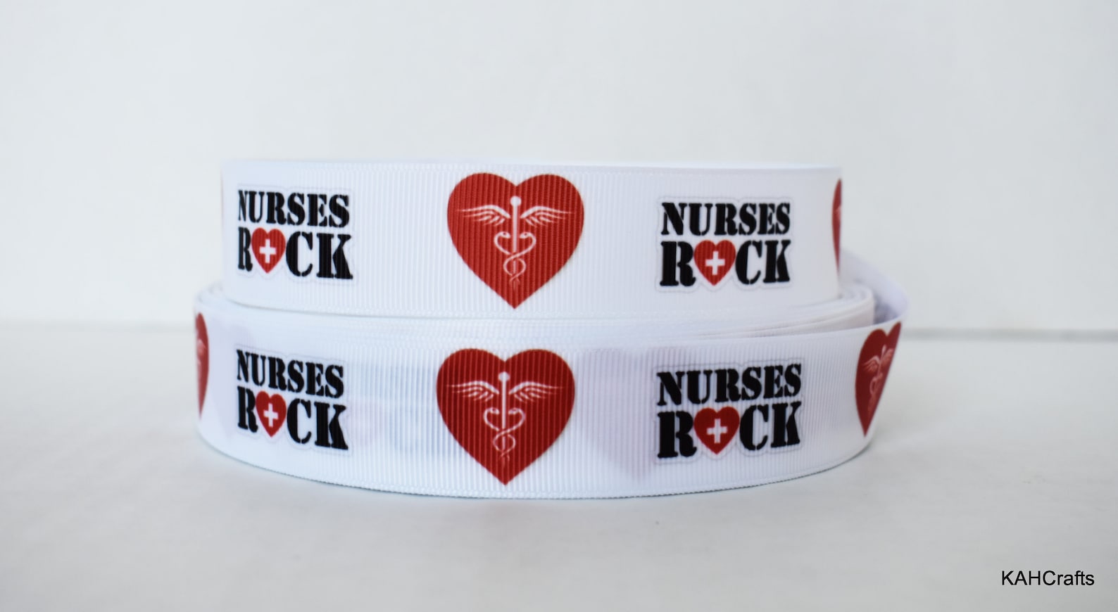 Nurses Rock Pink 7/8 or White 1 Grosgrain Ribbon - Etsy