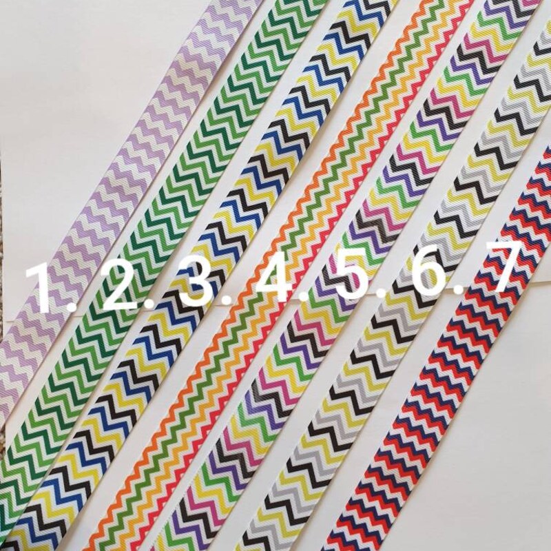 Black Chevron Ribbon - Etsy