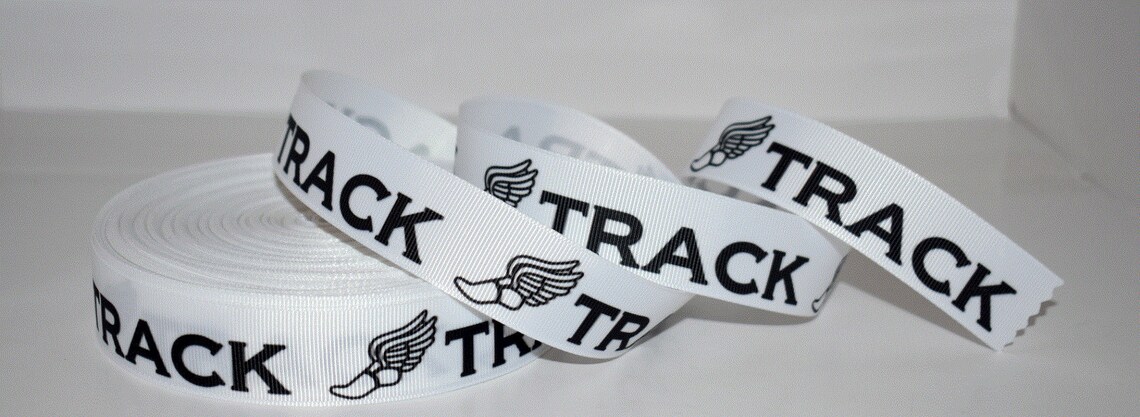 Track 7/8 or Cross Country Grosgrain Ribbon You Choose - Etsy