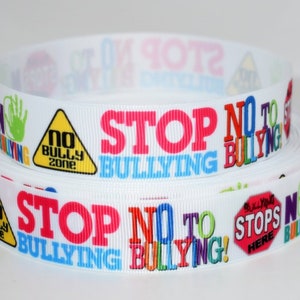 Stop Bullying Awareness 1" Grosgrain Ribbon - Etsy