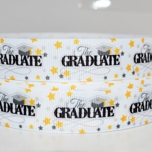 Graduation Grosgrain Ribbon You Choose - Etsy