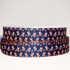 Fox 7/8" Grosgrain Ribbon You Choose - Etsy