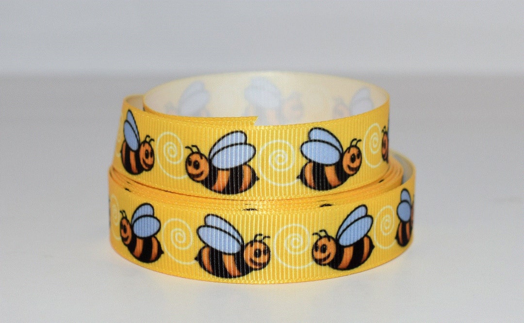 Bees 5/8" Grosgrain Ribbon - Etsy