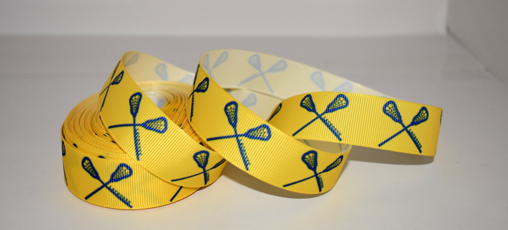 Lacrosse 7/8 Grosgrain Ribbon You Choose | Etsy