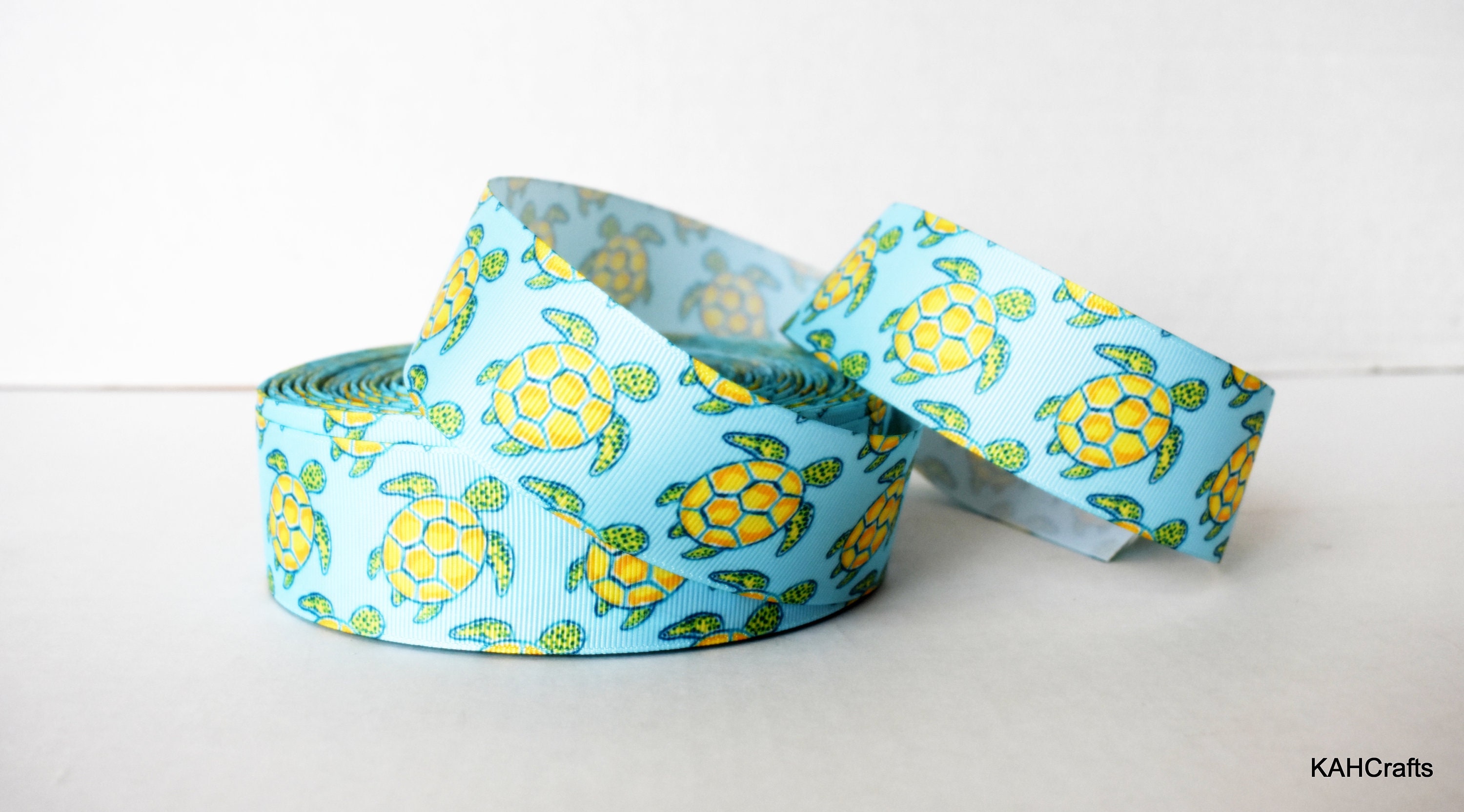 Sea Turtles Grosgrain Ribbon You Choose Width - Etsy