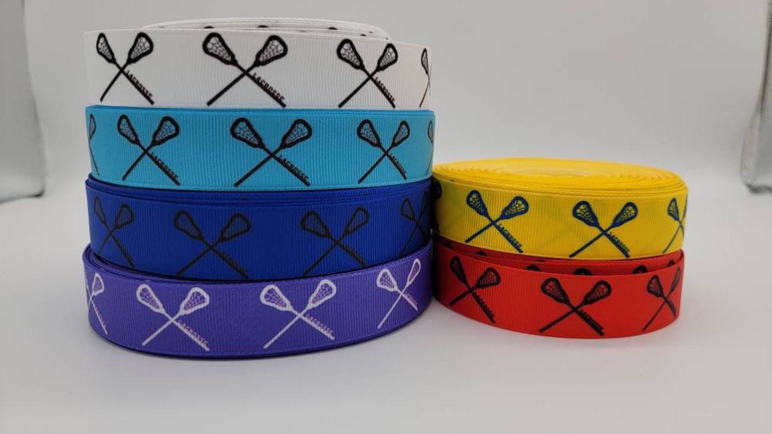 Lacrosse 7/8" Grosgrain Ribbon You Choose - Etsy