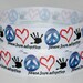 Peace Love Adoption 1" Grosgrain Ribbon - Etsy
