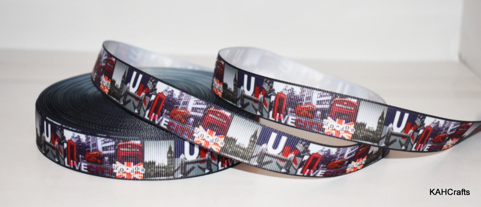 New York and London City 7/8 Grosgrain Ribbon You Choose | Etsy