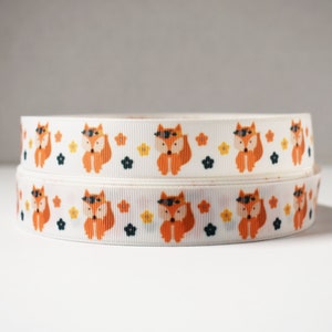 Fox 7/8" Grosgrain Ribbon You Choose - Etsy