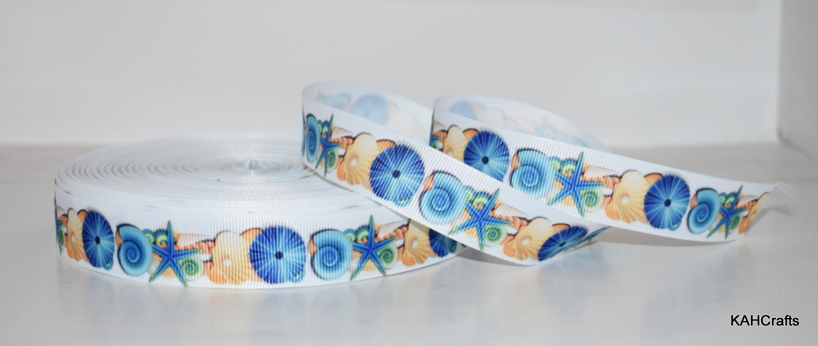 Beach Seashells Sand Dollar 7/8 Grosgrain Ribbon You - Etsy