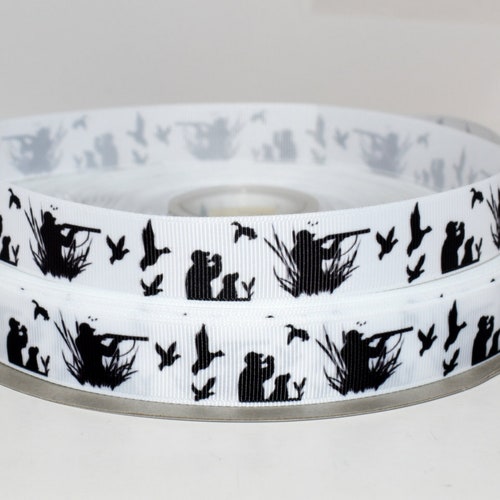 7/8 Rubber Ducky on White Grosgrain Ribbon - Etsy