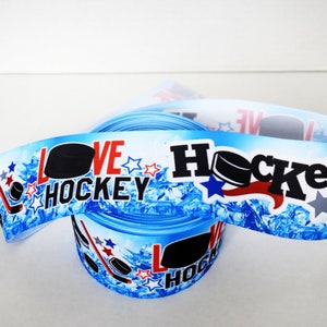 Hockey 3" Grosgrain Ribbon - Etsy