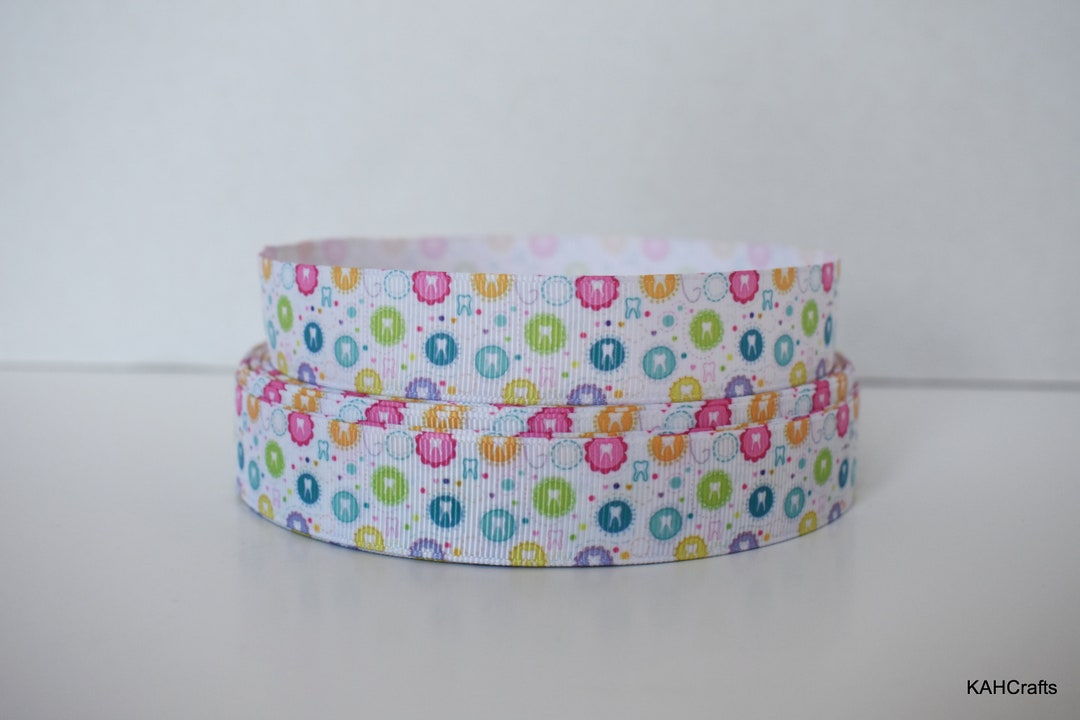 Teeth Dentist Tooth Fairy 7/8" Grosgrain Ribbon You Choose - Etsy