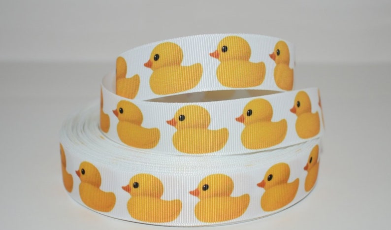 Rubber Duck 7/8 Grosgrain Ribbon - Etsy