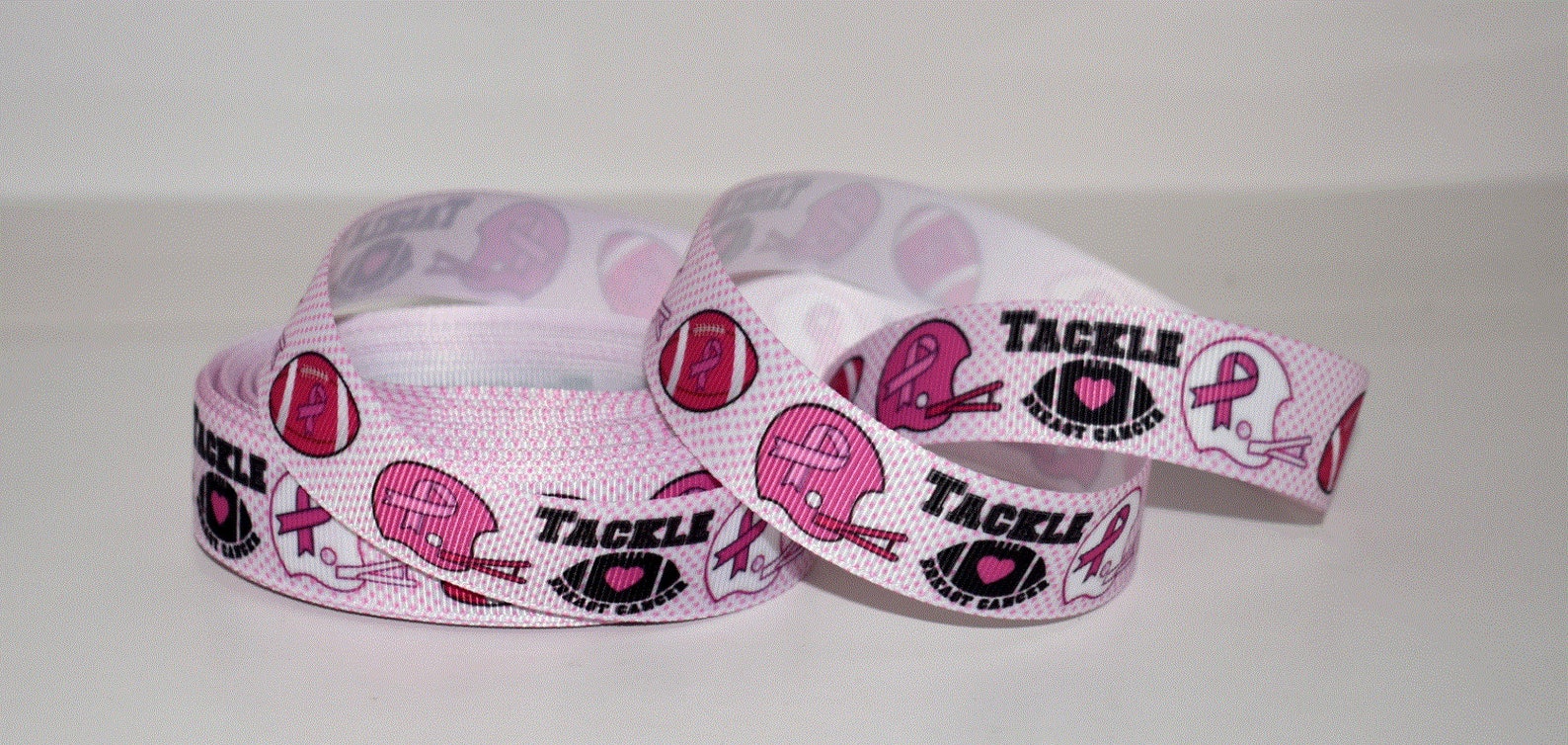 Pink Football Powder Puff Game Breast Cancer Awareness - Etsy