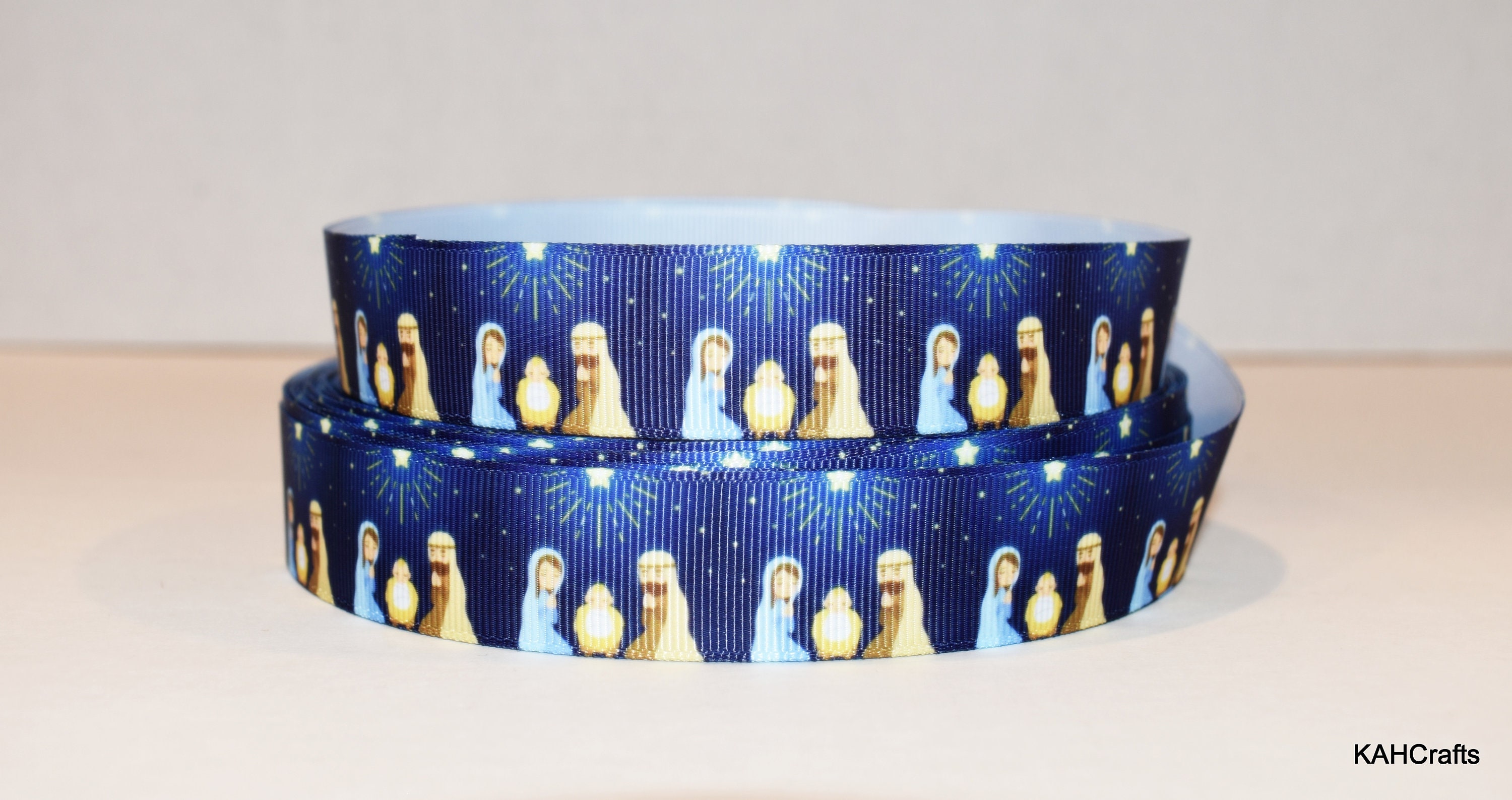 Nativity Jesus Three Wise Men 7/8" Grosgrain Ribbon You Choose - Etsy