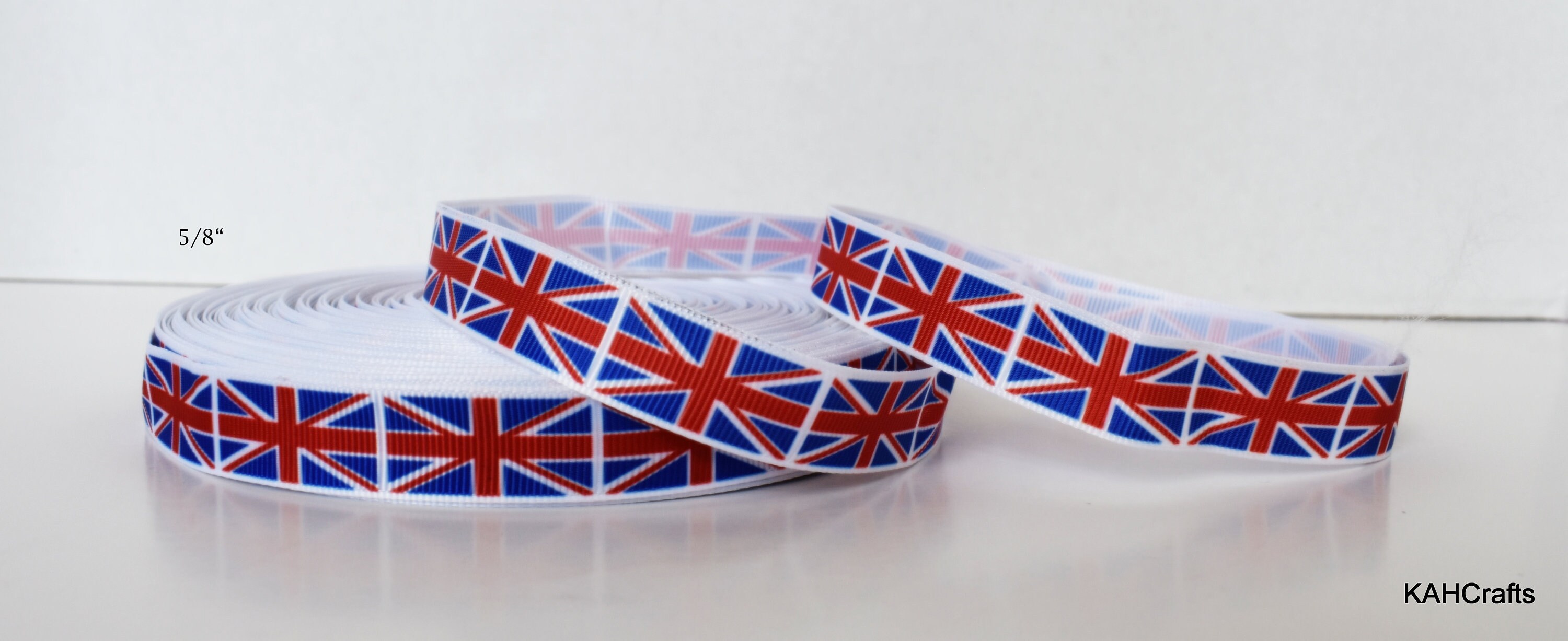 United Kingdom UK British Flag Grosgrain Ribbon You Choose - Etsy