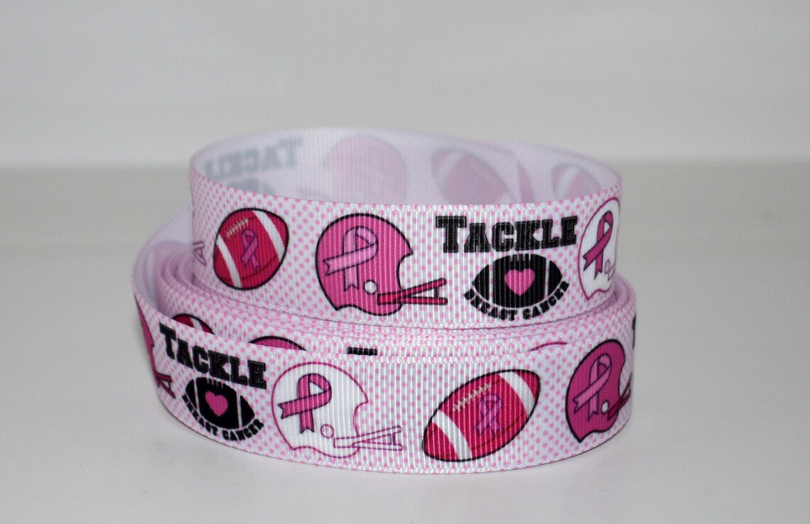 Pink Football Powder Puff Game Breast Cancer Awareness - Etsy