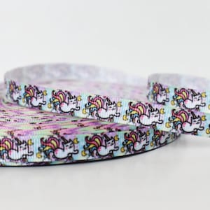 Unikitty Rainbows Stars Grosgrain Ribbon You Choose Width - Etsy
