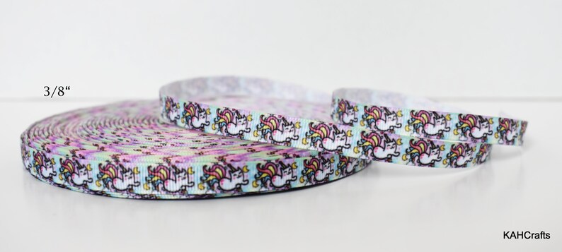 Unikitty Rainbows Stars Grosgrain Ribbon You Choose Width - Etsy