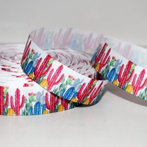 Cactus 7/8" Grosgrain Ribbon You Choose - Etsy