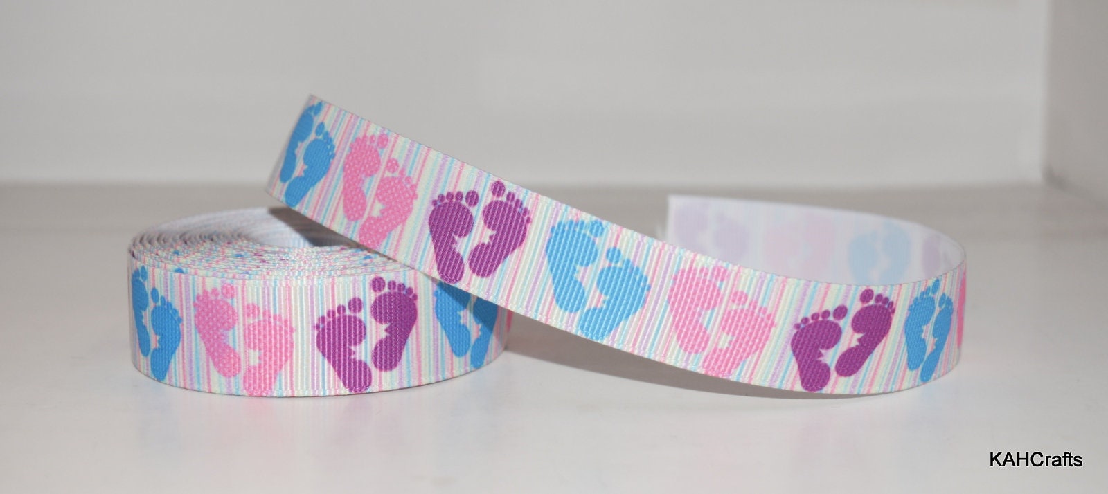 NICU Graduate Baby Feet 7/8 Grosgrain Ribbon You Choose | Etsy
