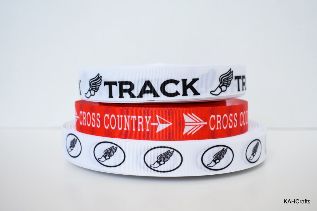 Track 7/8" or Cross Country Grosgrain Ribbon You Choose - Etsy
