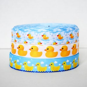 Rubber Duck 7/8" Grosgrain Ribbon - Etsy
