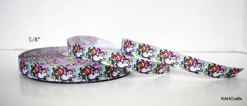 Unikitty Rainbows Stars Grosgrain Ribbon You Choose Width - Etsy