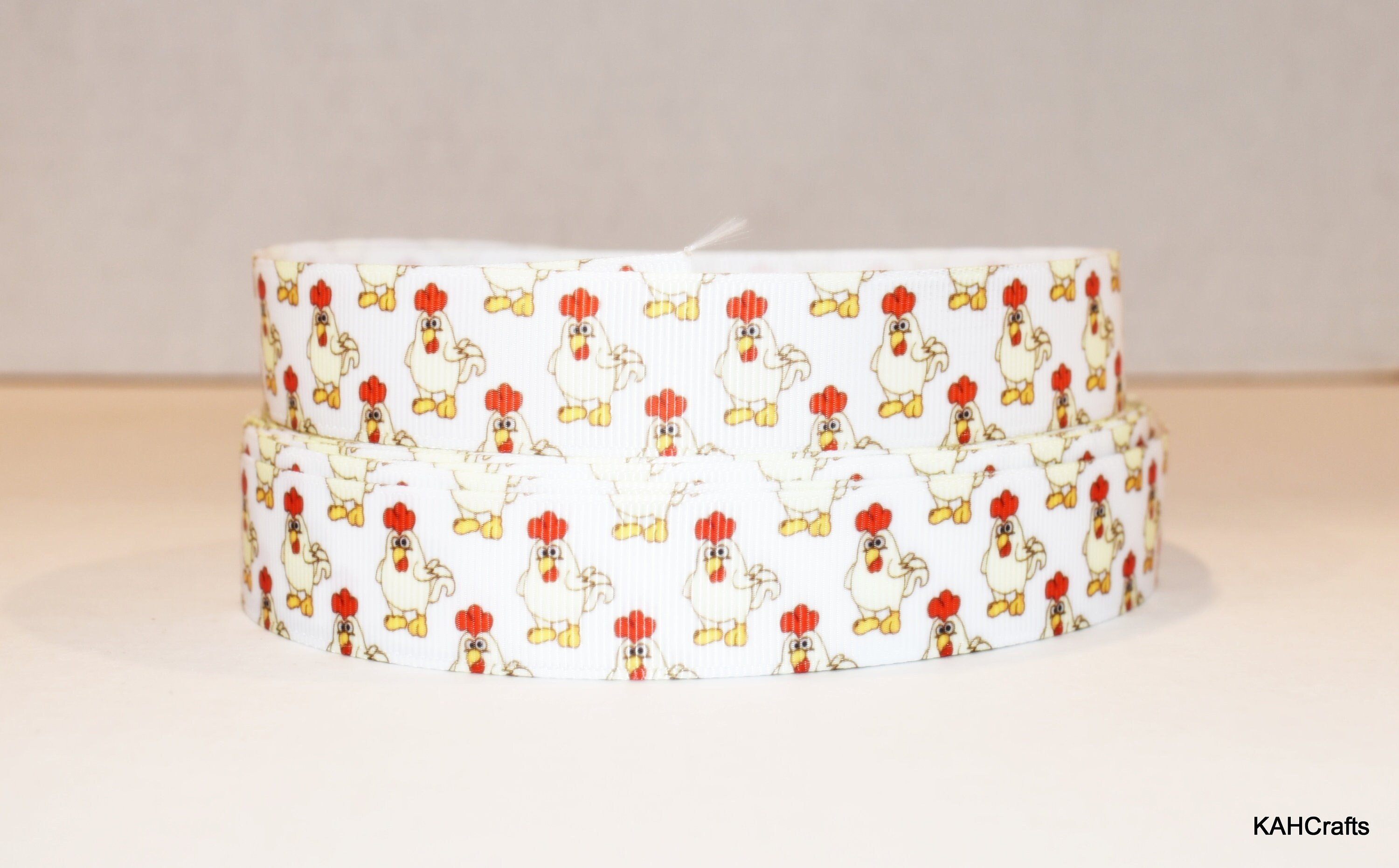 Farmhouse Chicken Eggs Rooster Grosgrain Ribbon You Choose Width - Etsy