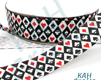 Playing Card Suit Ribbon for Sewing, Quilting, Gifts Favors, Floral ...