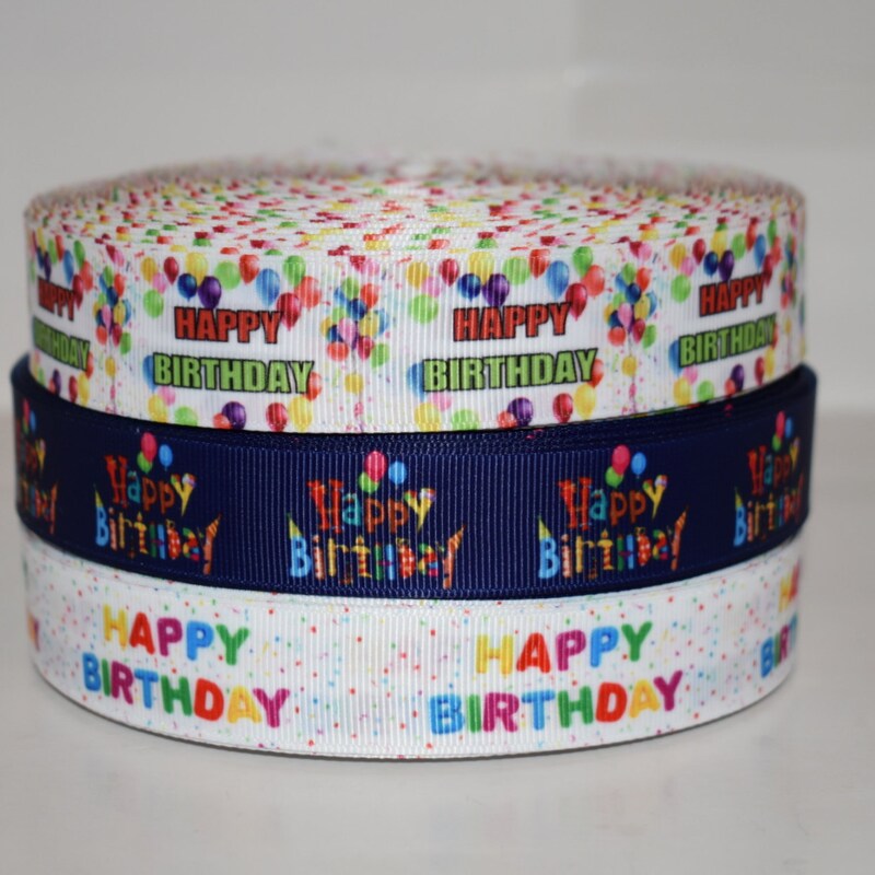Happy Birthday Ribbon - Etsy