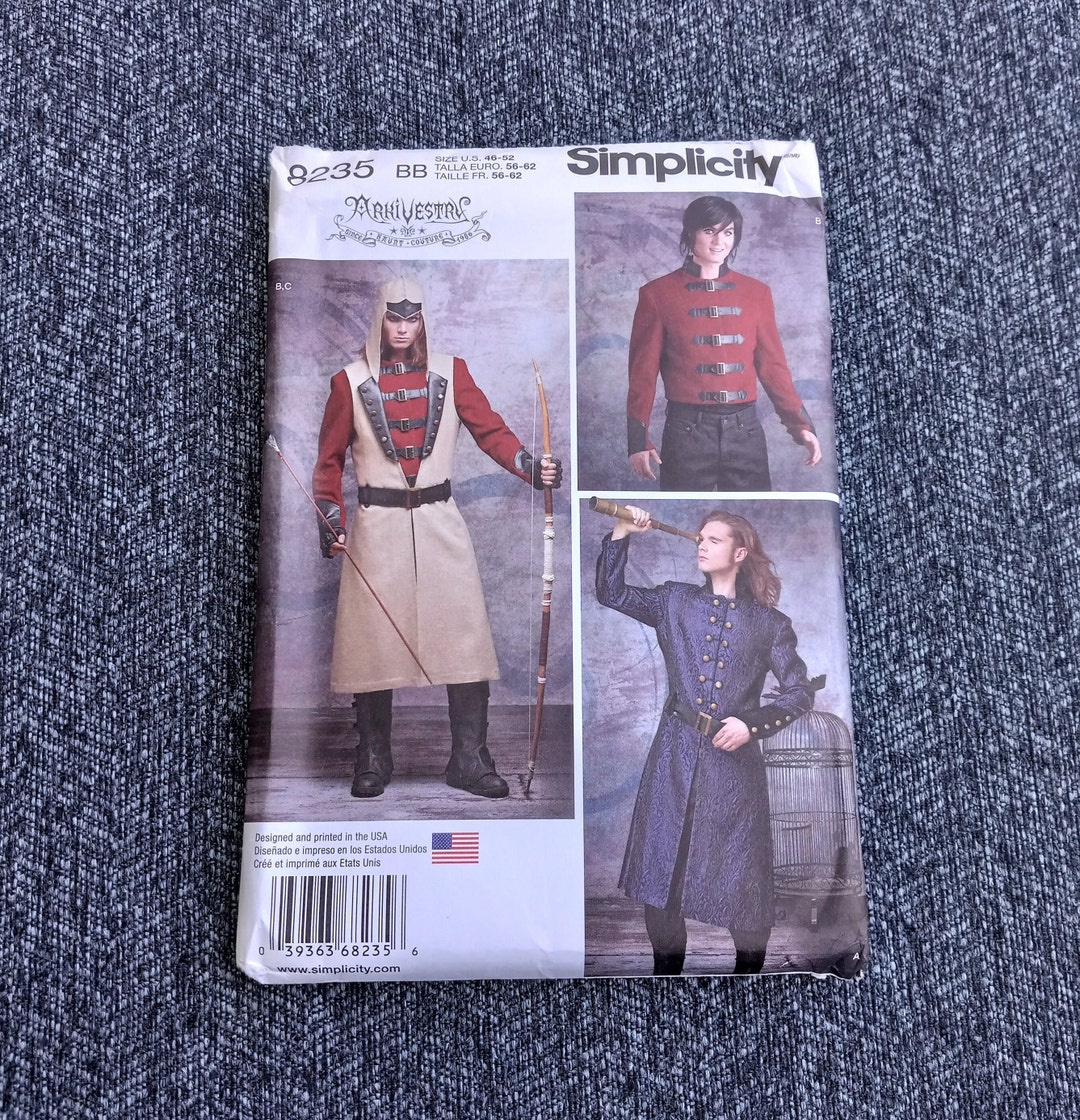 Mens Warrior Costume Pattern, Fantasy, Maritime, Arkivestry Design ...