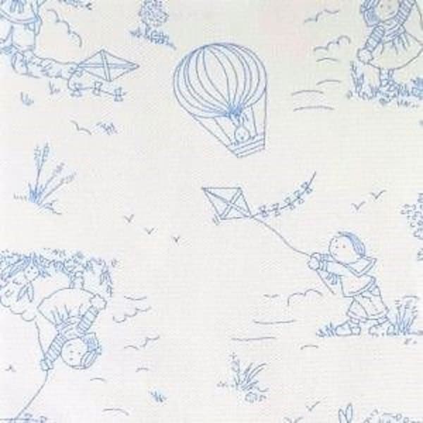 Toile Fabric - Etsy