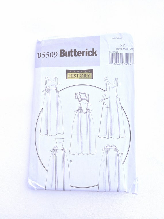 Costume Pattern Long Apron Pattern Historical Apron Pattern | Etsy