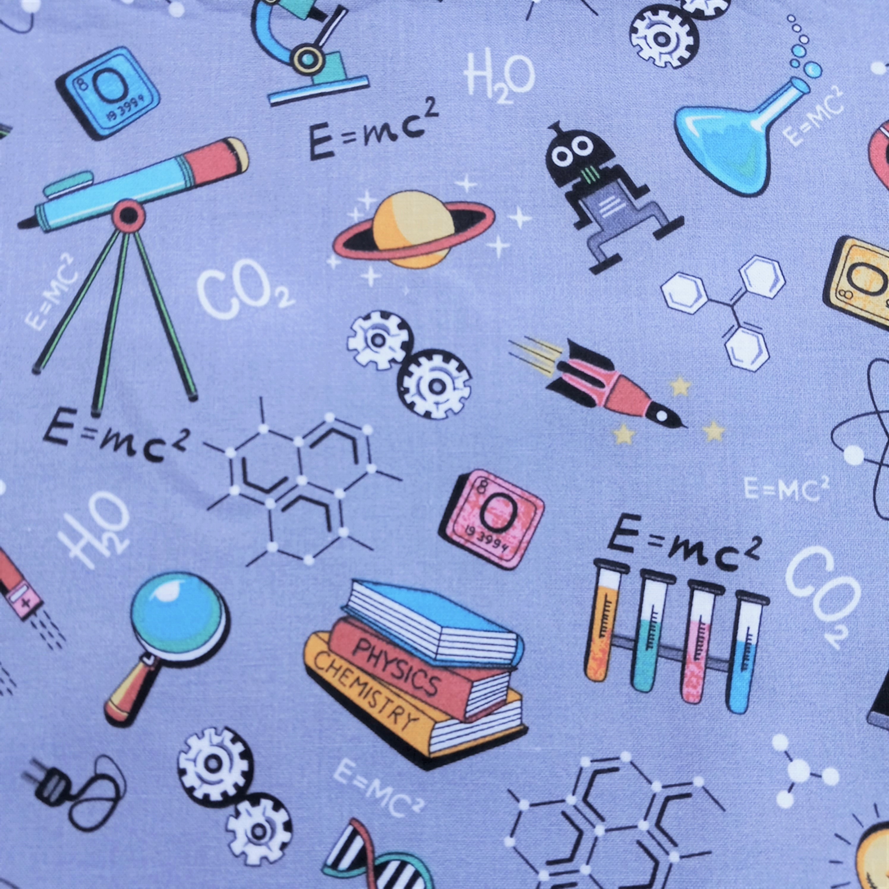 Science Themed Fabric