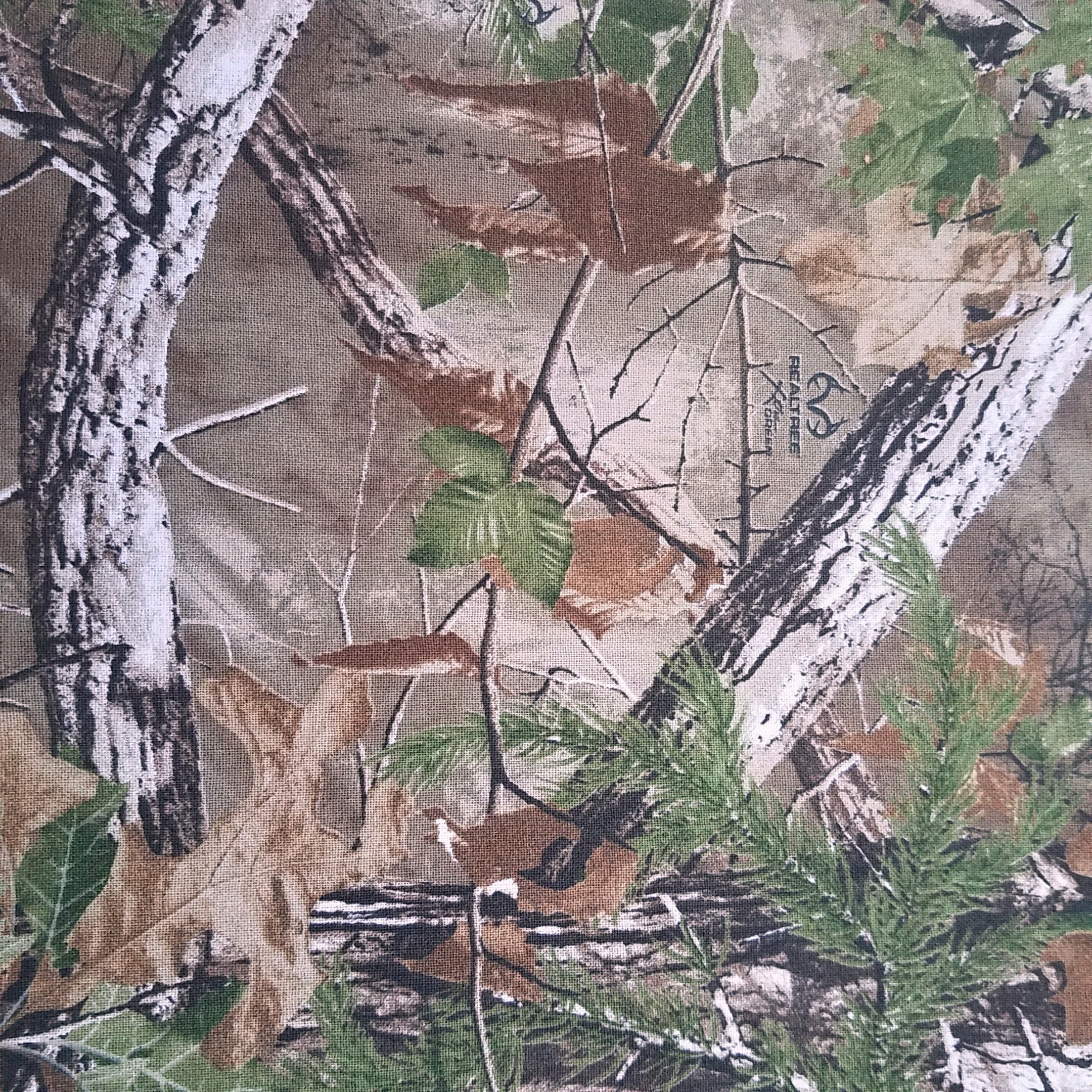 Camo Fabric Camouflage Large Print RealTree Fabric Real | Etsy