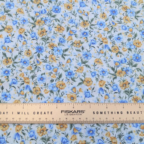 Blue Calico Dress - Etsy