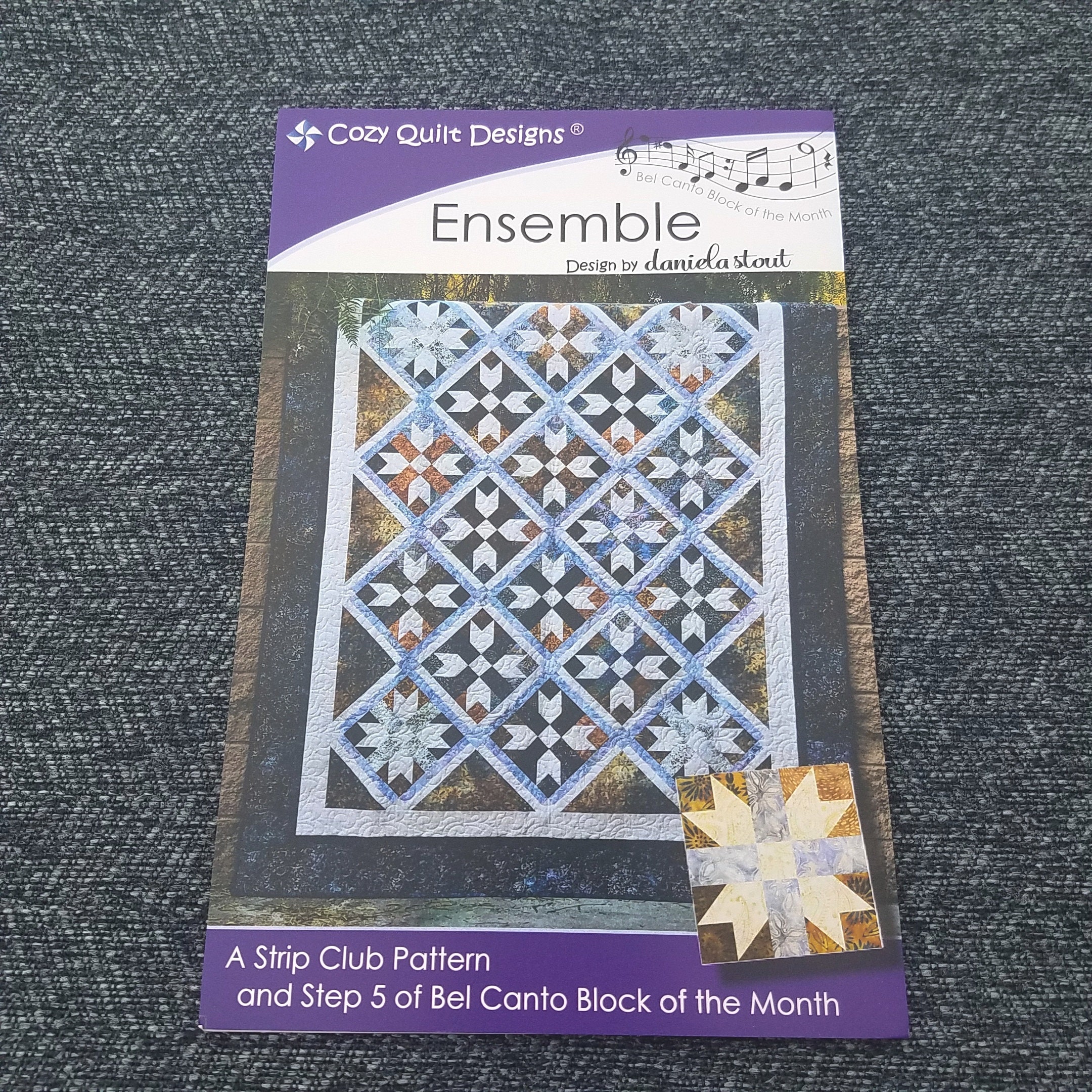Ensemble Quilt Pattern Daniela Stout Cozy Quilt Designs Bel - Etsy UK