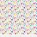 Rainbow Polka Dot Fabric, Multi Color Dots on White, Happy Festive ...