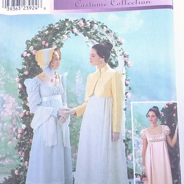 Regency Empire Dress Sewing Pattern - Etsy
