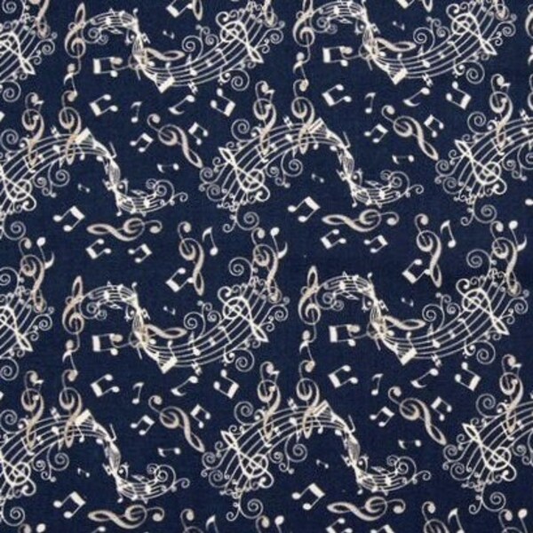 Music Fabric - Etsy