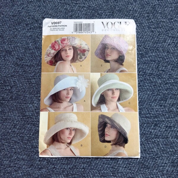Vogue Hat Pattern - Etsy