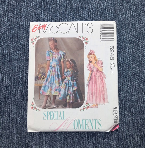 Girls Formal Dress Pattern Special Occasion Tiered Ruffled - Etsy