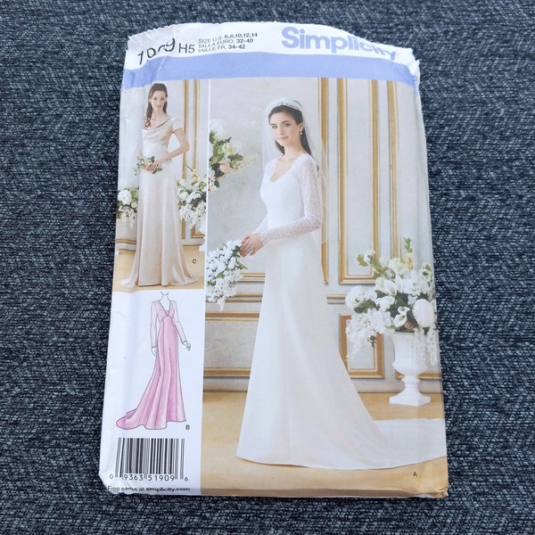 Simplicity Wedding Dress Pattern - Etsy