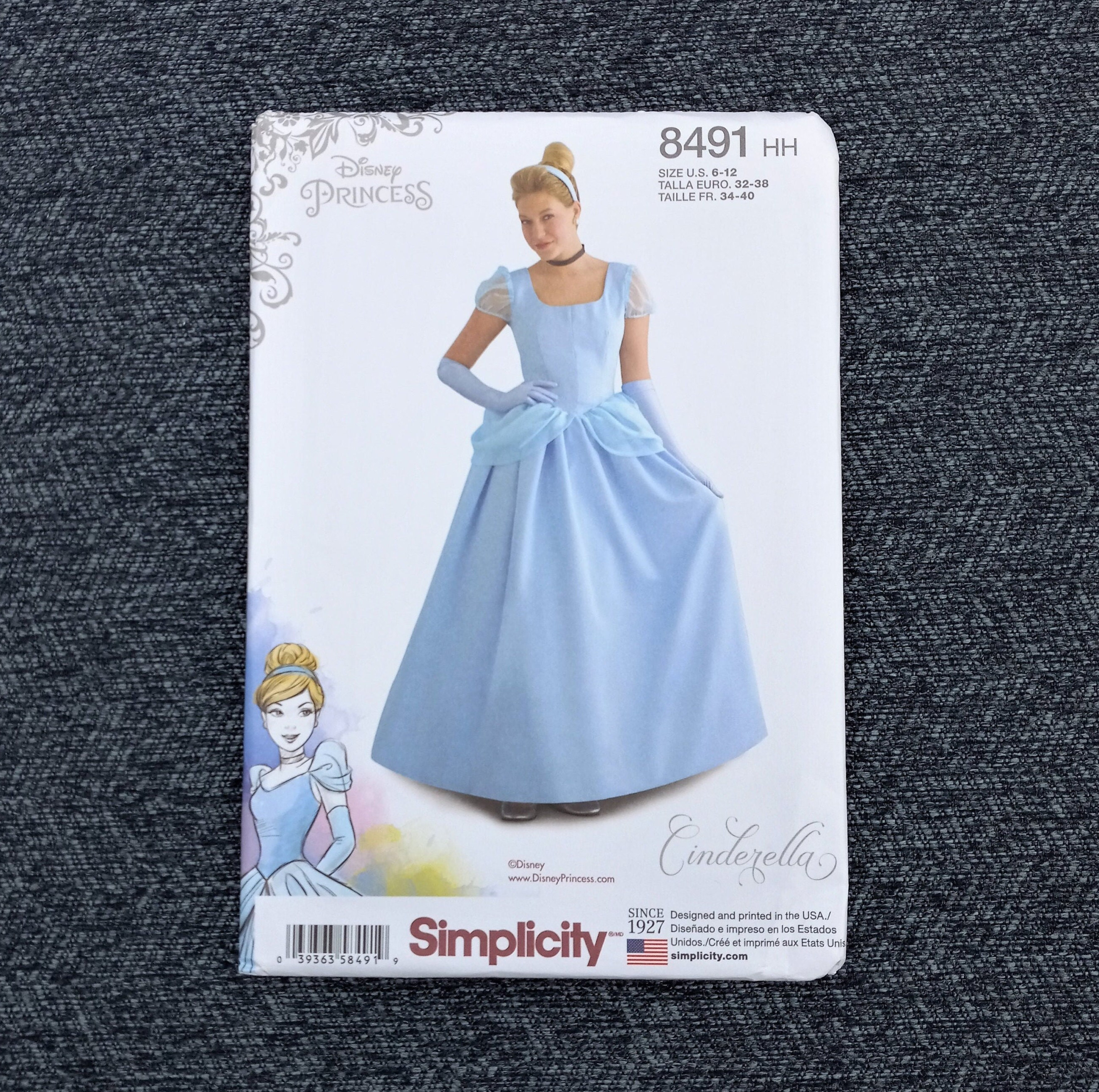 Cinderella Pink Dress Pattern