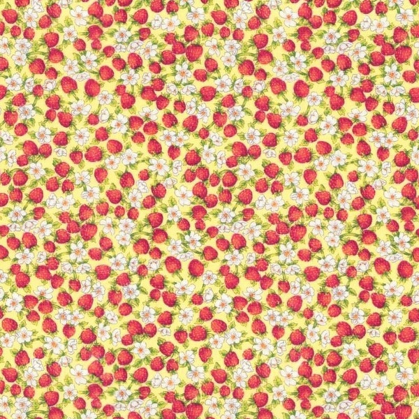 Strawberry Lemonade Fabric - Etsy