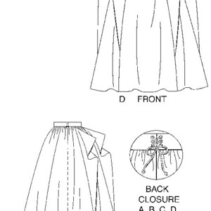 Renaissance Skirts Costume Pattern, Historical Full Skirt, Mccalls 4090 ...
